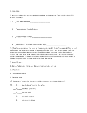 Tran review questions 5 - Geologist, Nicholaus Steno’s (1669) Laws of ...