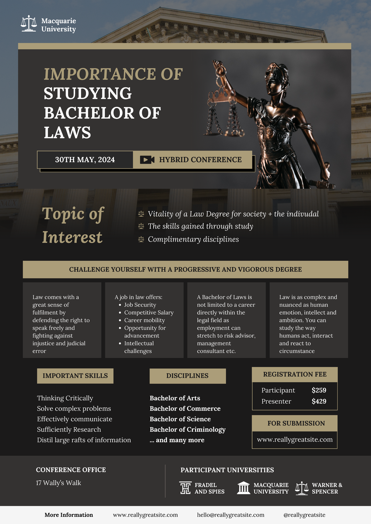 Skills port 3 poster - 30TH MAY, 2024 STUDYING BACHELOR OF LAWS ...