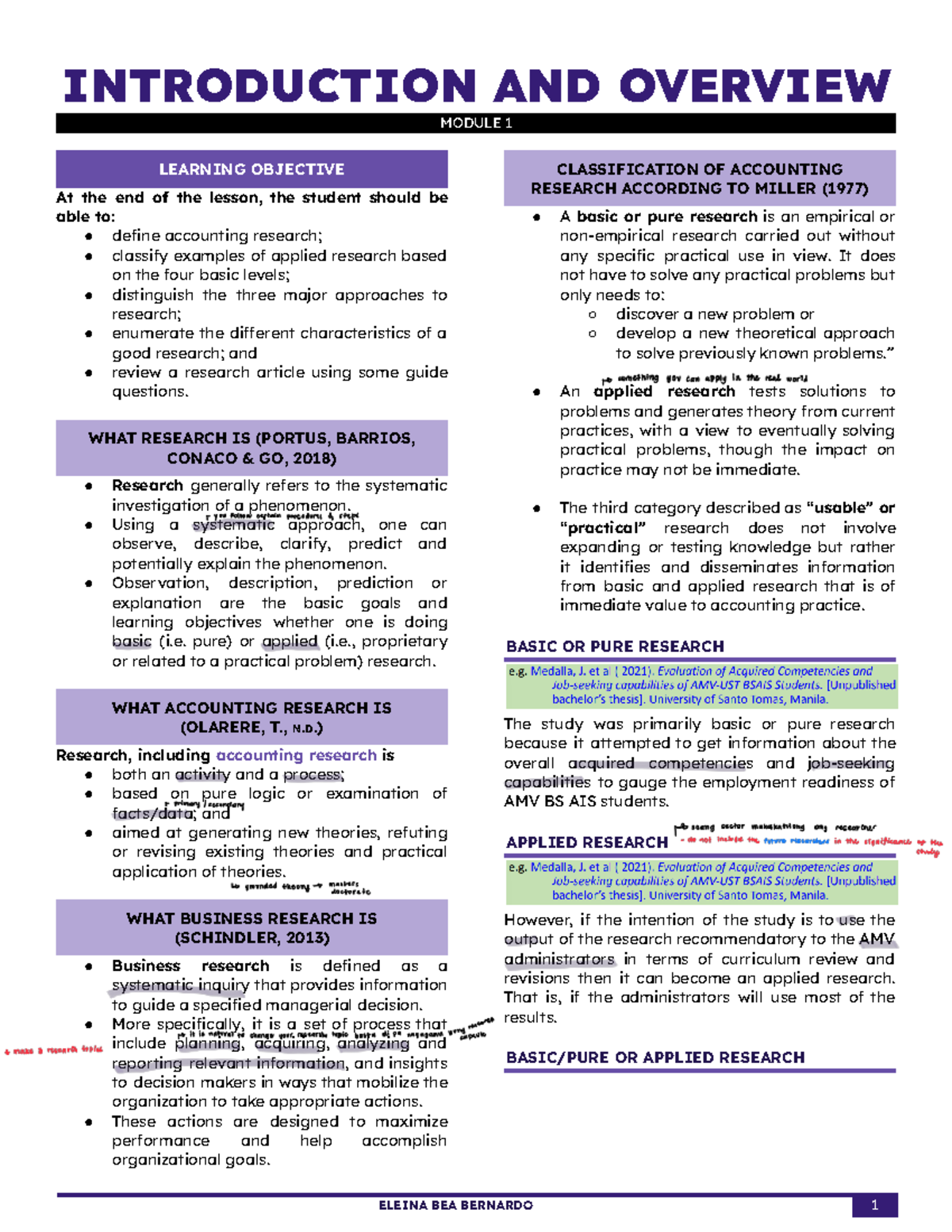 Module 1 Introduction and Overview - INTRODUCTION AND OVERVIEW MODULE 1 ...