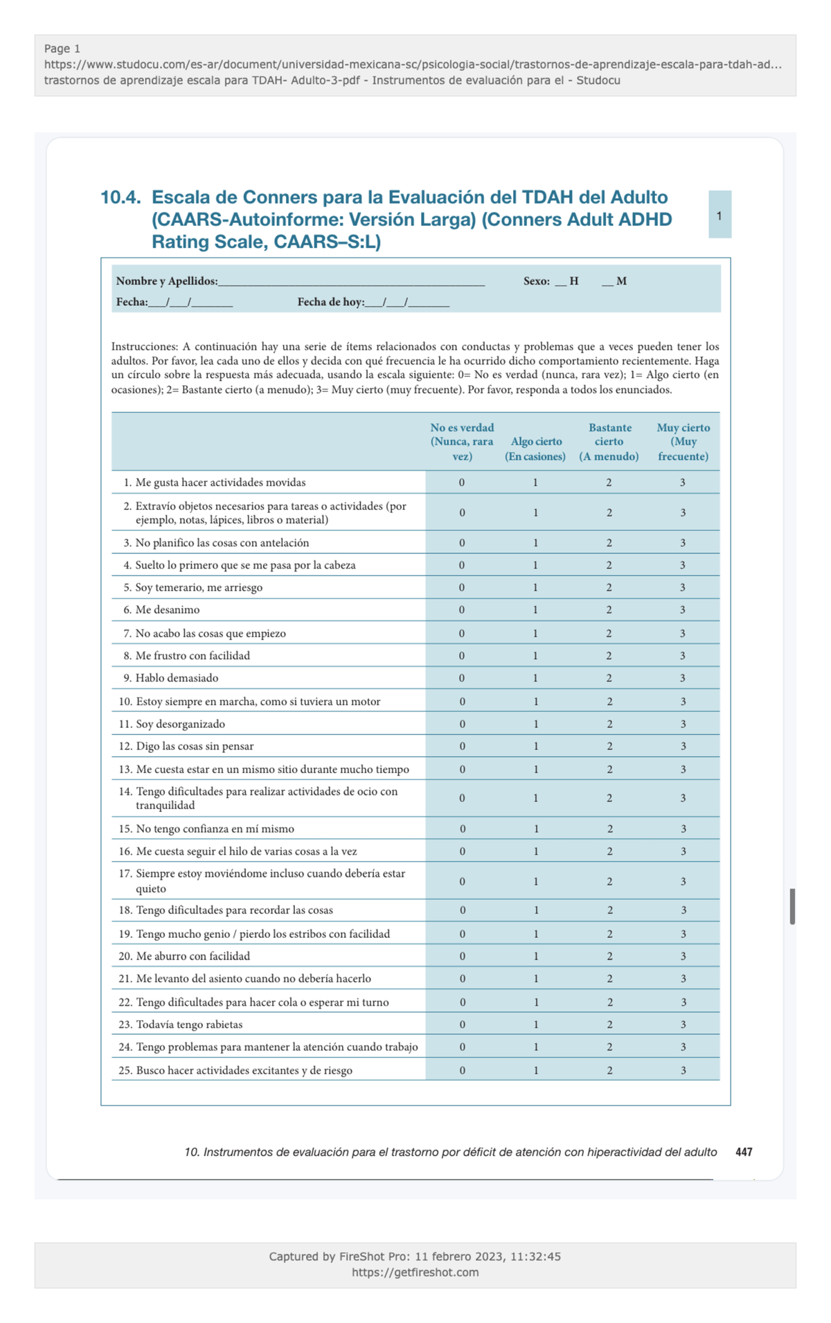 Caars - TEST - ! " # - Studocu