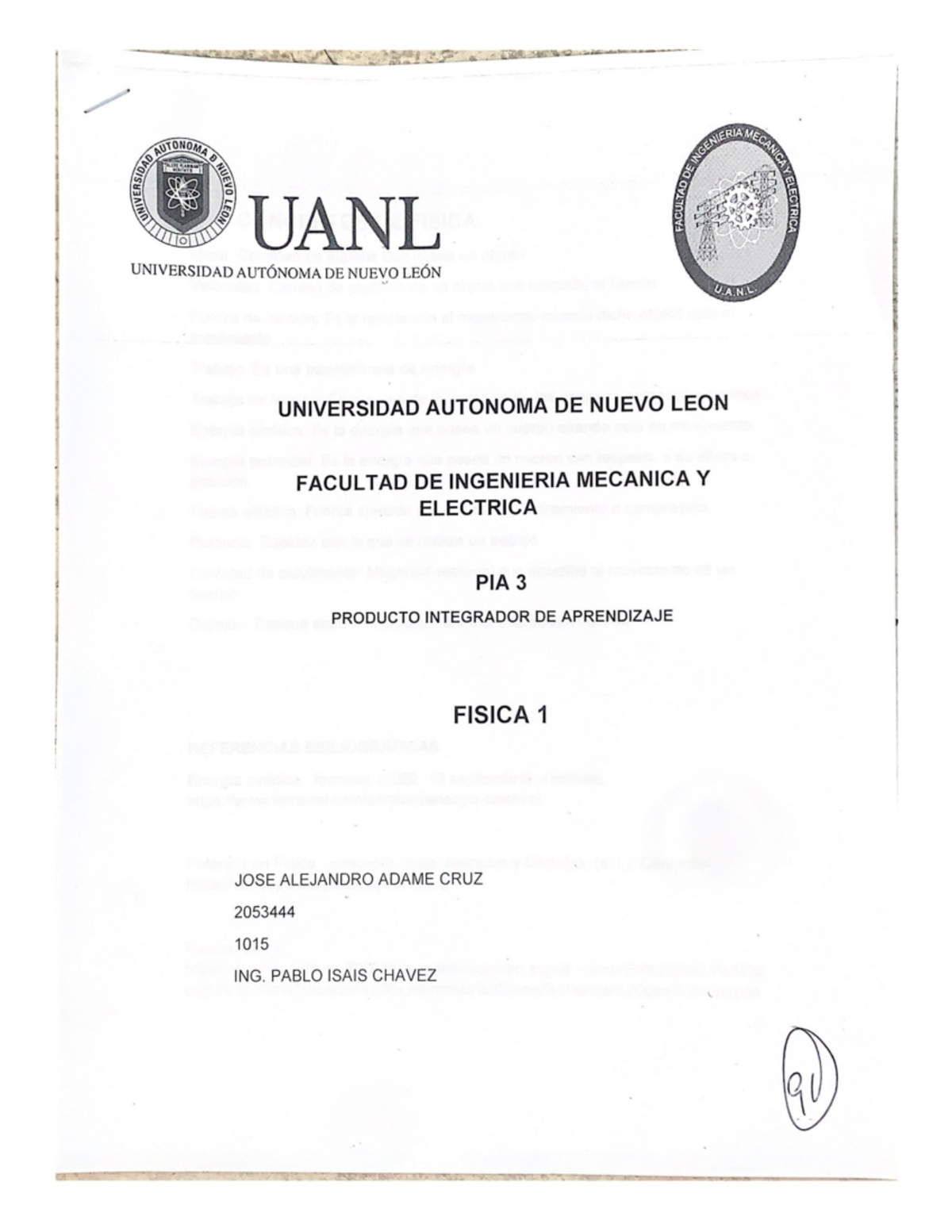PIA3s de segundo sem - Matemáticas III - Studocu