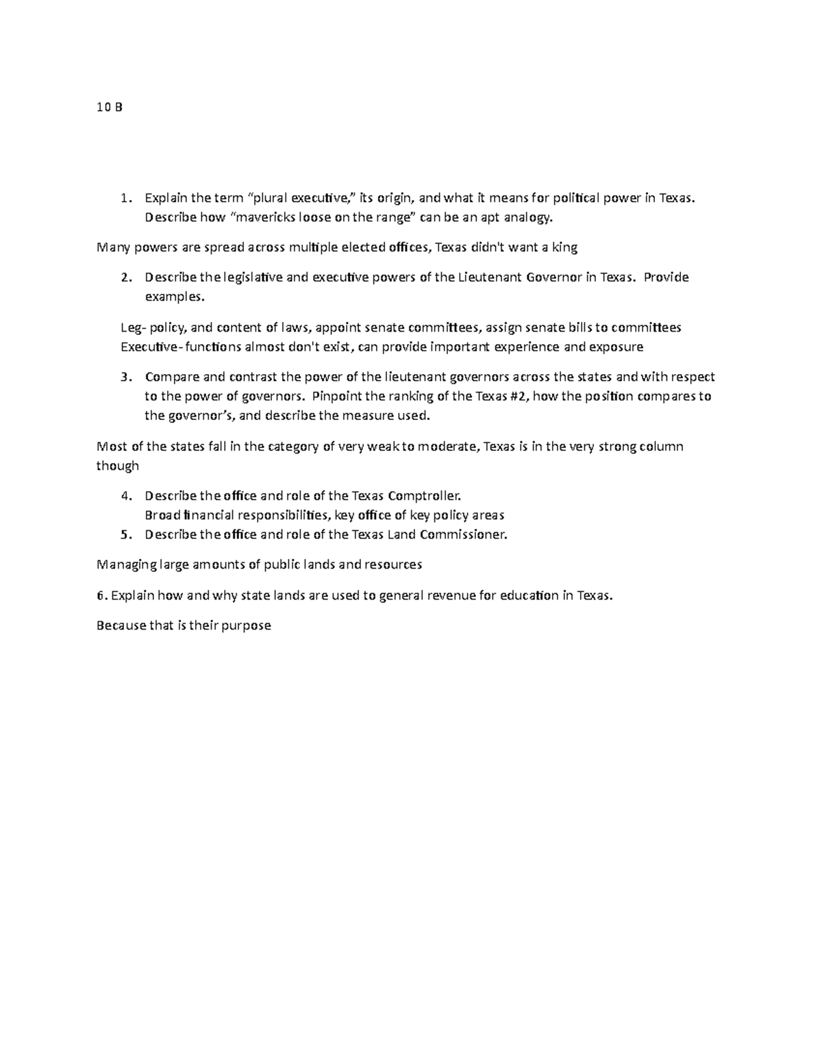 Chapter10 B Understanding Check 10 B Explain The Term plural