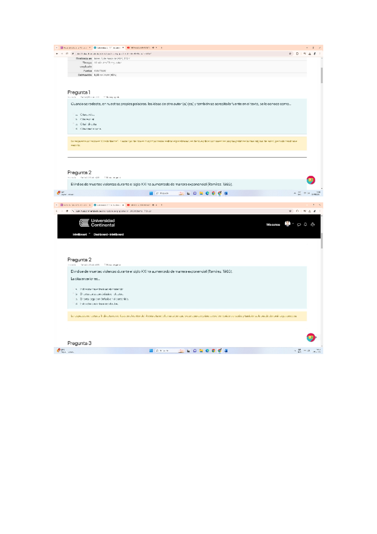 Autoevaluacion 4 - Auto Eval. 04 - Portal Estudiante Universi x o Autoevaluacion revision x MIX ...