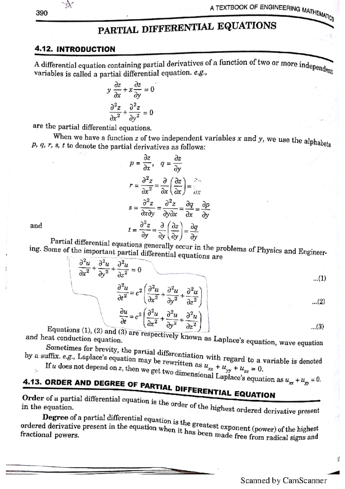 Unit-1 (PDE) Book NP Bali - Maths-Iv / Engg. Science Course - Studocu