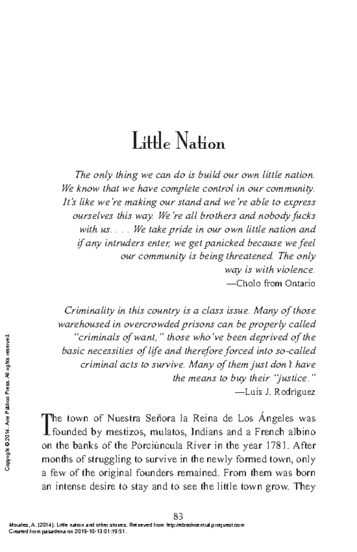 RRJ 4 - book - 83 Little Nation The only thing we can do is build our ...