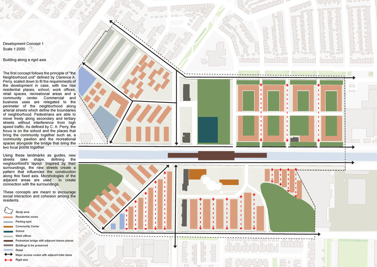 Concept 1 final - Study area Residential zones Parking spot Community ...