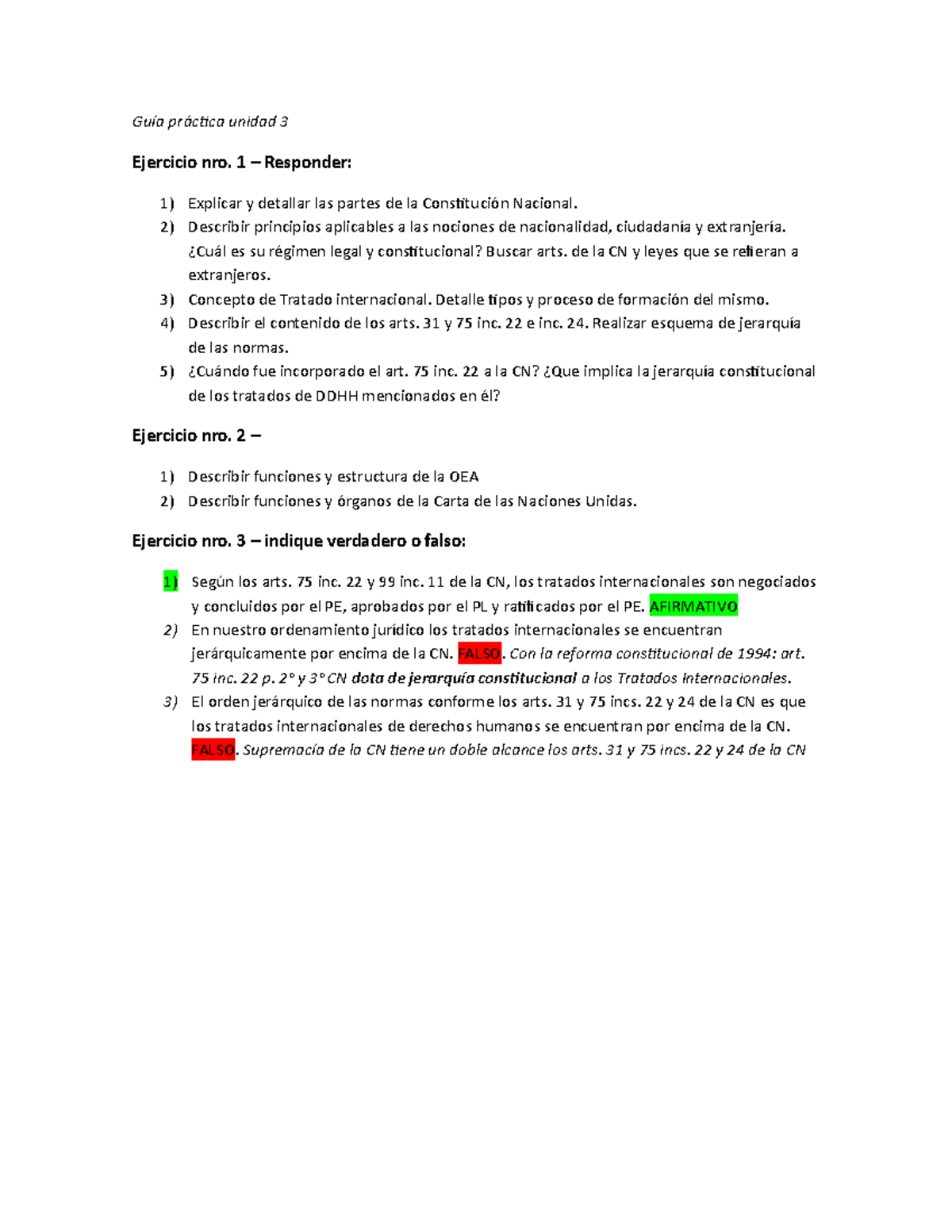 Respuestas Guía práctica unidad 3 - Guía práctica unidad 3 Ejercicio ...