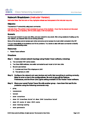4-Lab Researching WAN Technologies (Instructor Version) - Computer ...