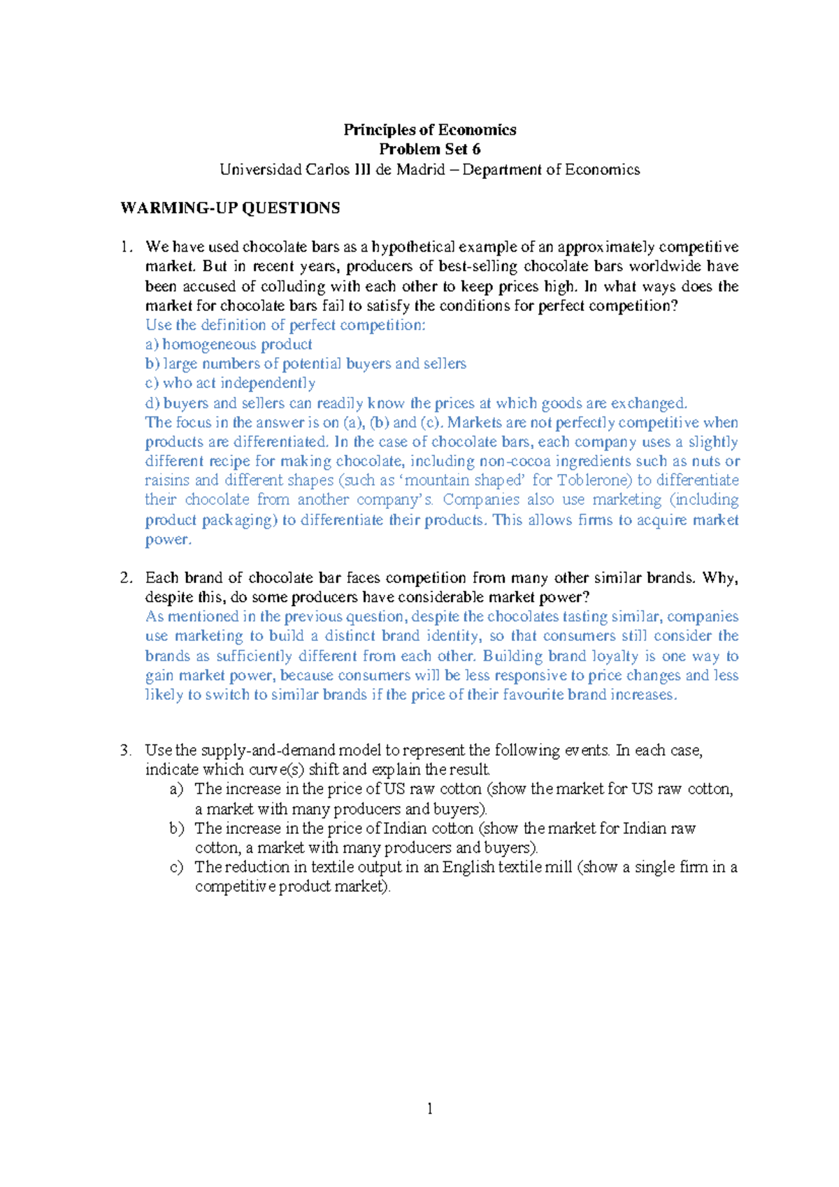 Principles Problem Set 6 Sol 24-25 Eng - Principles of Economics Problem Set 6 Universidad ...