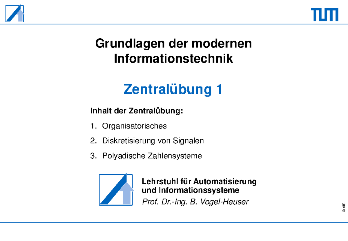 Gdmit ZUE 01 mit Lösung - © AIS Grundlagen der modernen ...