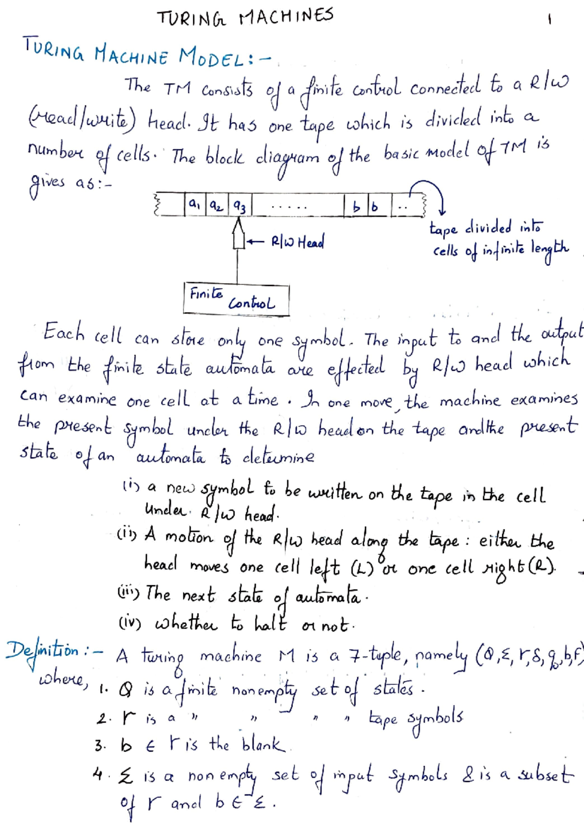 FLAT Unit-4 B - This contains the content of FLAT Unit-4 second half. - TVQ1 \Gt, rlACH 1tJ£ TG ...