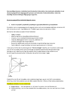 Projektledelse poster - Studocu