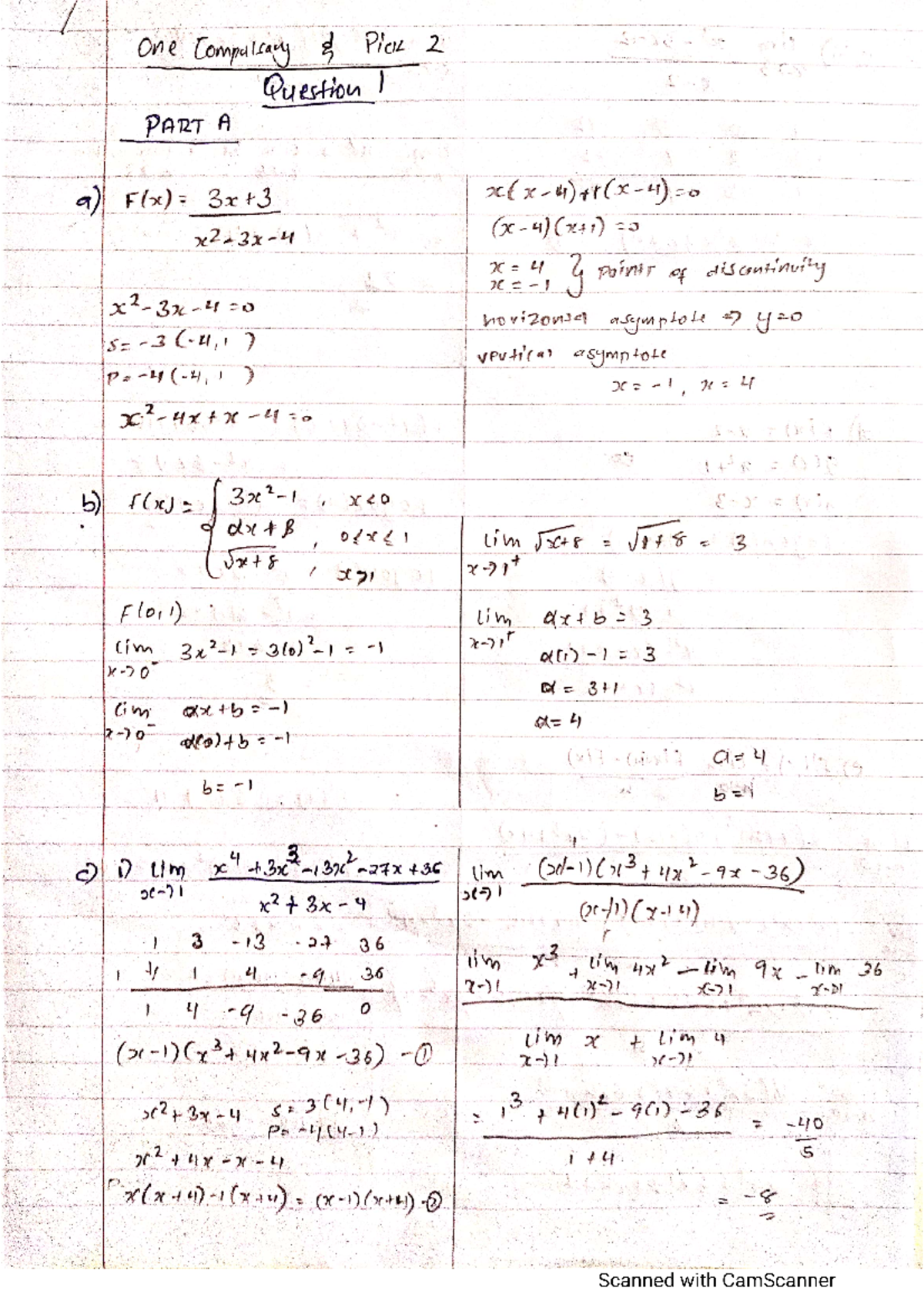 Q1 - Lecture Notes - Calculus - Studocu