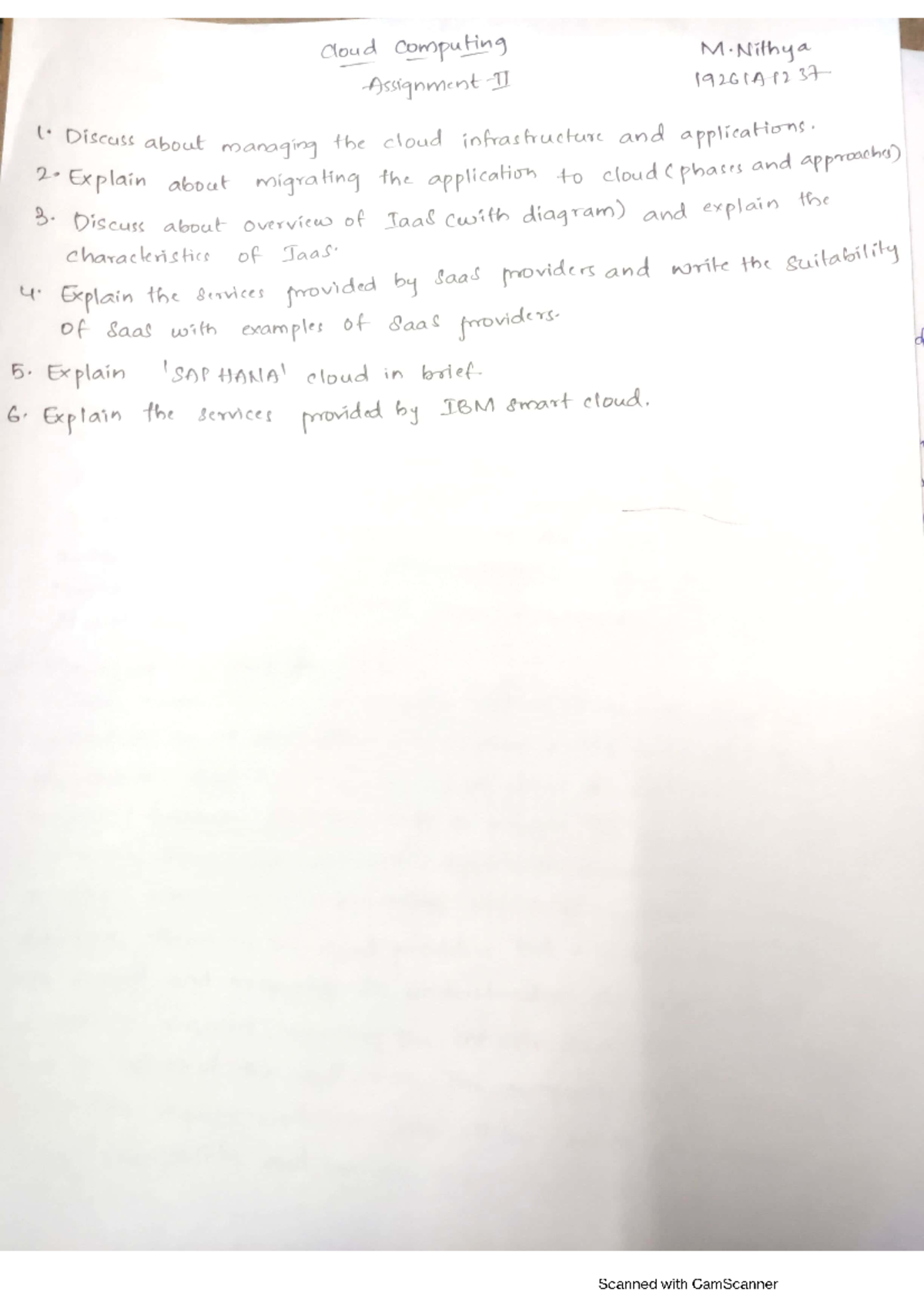 Cc asgnmnt 2 - Computer science - Studocu