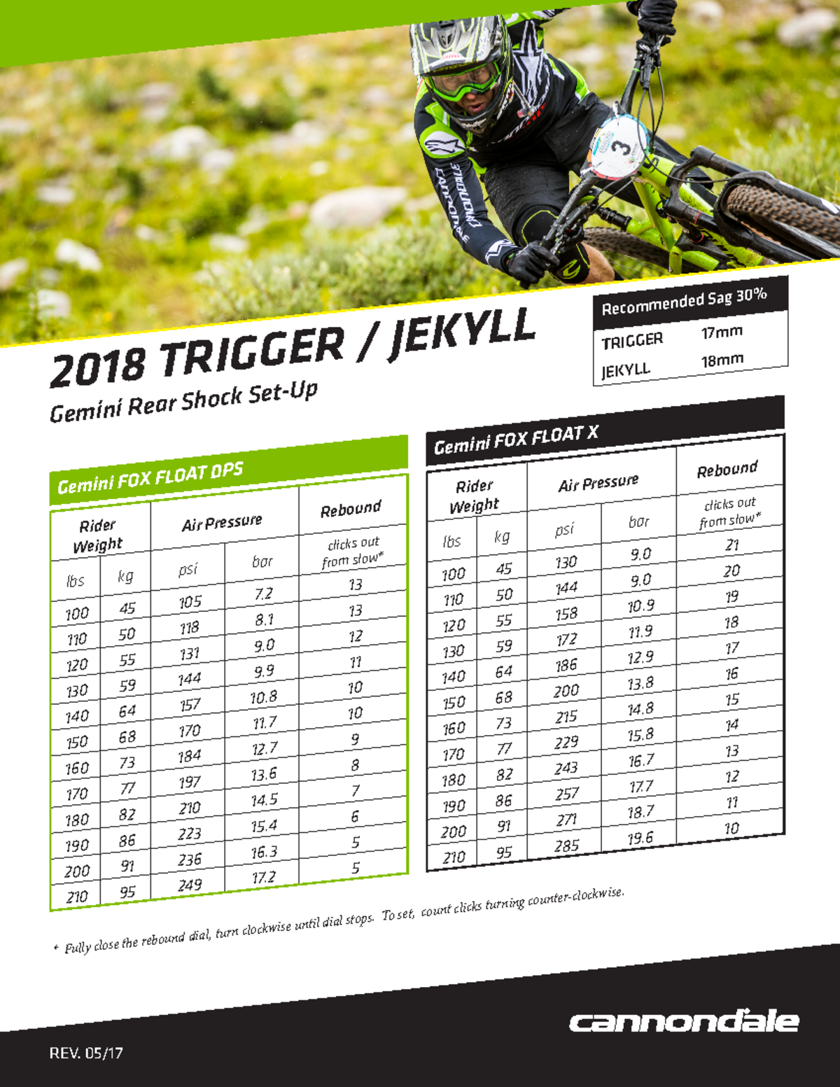CD TN Trigger Jekyll Set Up 2018 00000 00 050317 EN - 2018 TRIGGER / JEKYLL Gemini Rear Shock ...