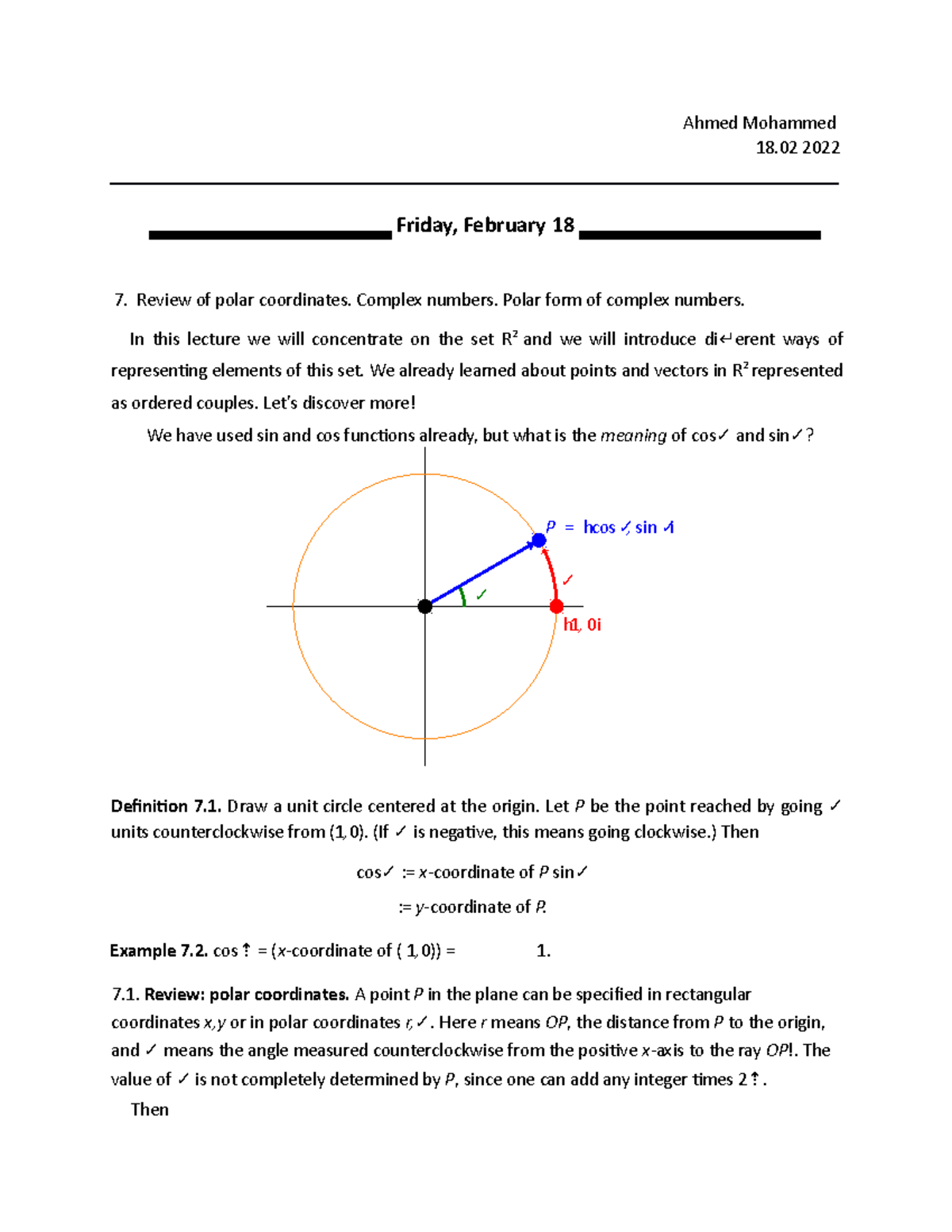 Lecture 8 Feb 18 Ahmed Mohammed 18 2022 Friday February 18 Review Of lecture-8-feb-18-ahmed-mohammed-18-2022-friday-february-18-review-of