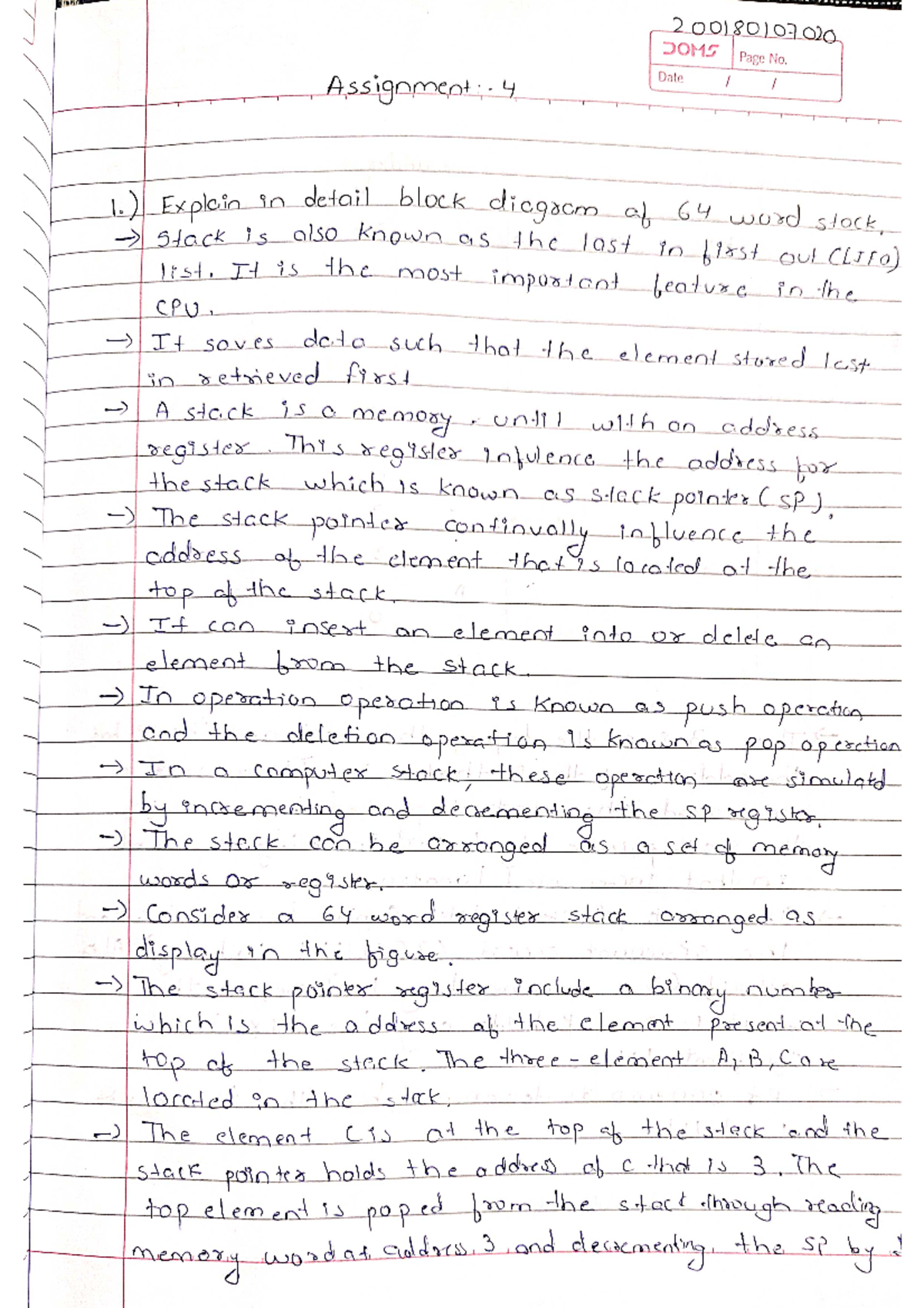 2001 80107020 COA A4 - Computer Network - Studocu