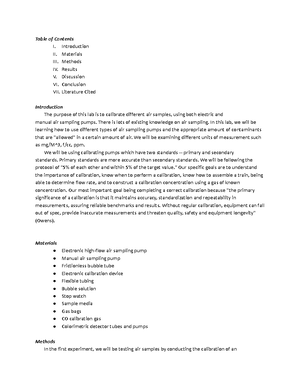 Lab report format - Formal Lab (Client Report) Format A Lab report ...