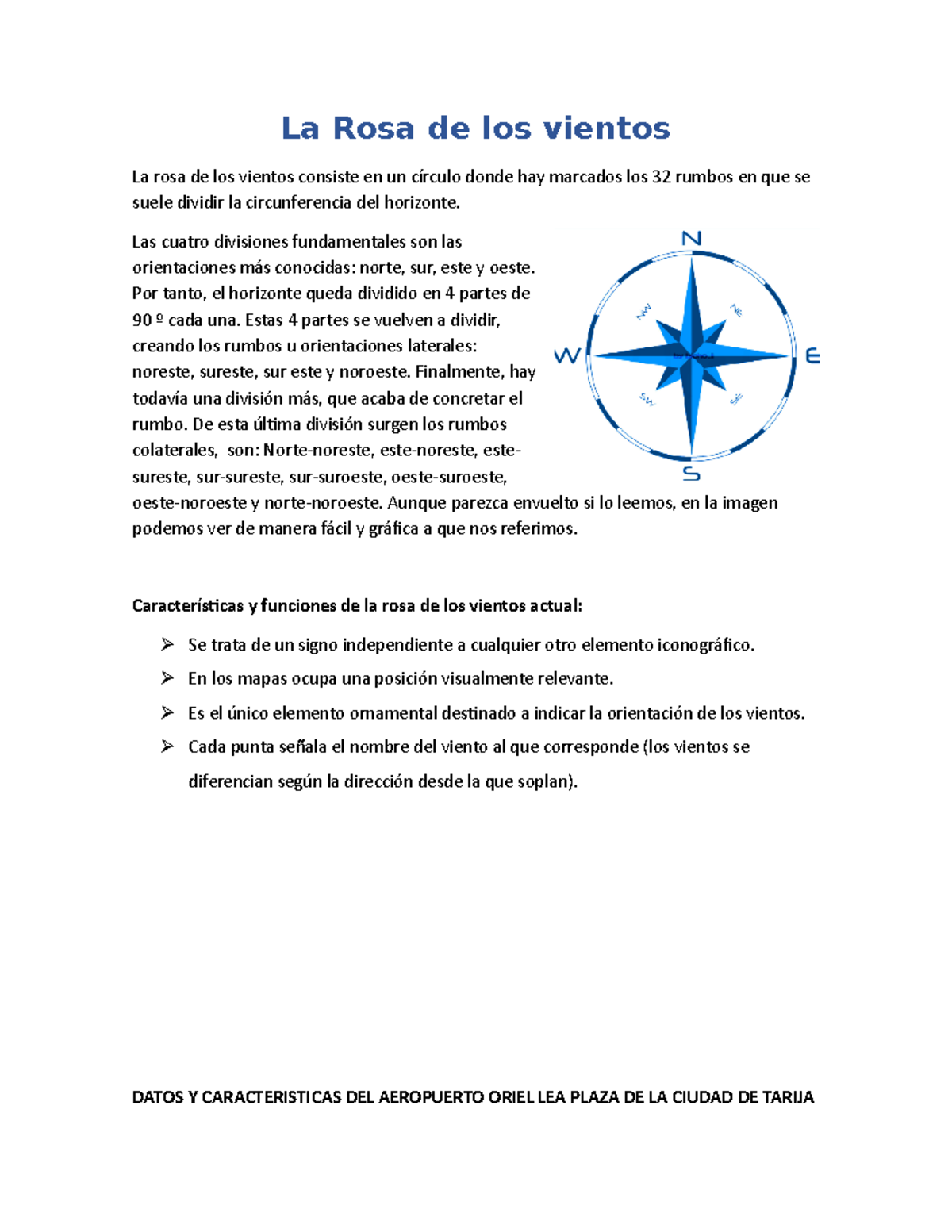 393063779 La Rosa de Los Vientos - La Rosa de los vientos La rosa de ...