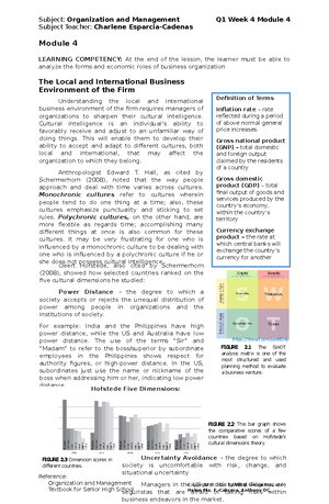 Q1 W3 Mod3 The Firm Its Environment - Subject Teacher: Charlene ...