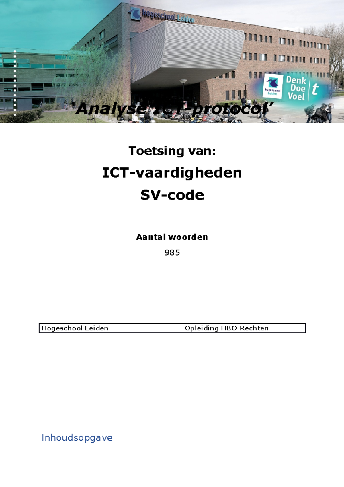 ICT-vaardigheden - De eerste toetsopdracht van ICT-vaardigheden ...