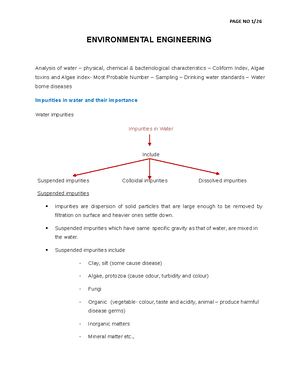 EVS Scope and Importance of Environment Studies - Environment Studies Assignment SCOPE AND - Studocu