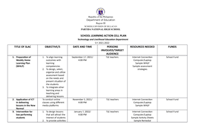 ESP 9- Diagnostictest-TOS - Republic of the Philippines Department of ...