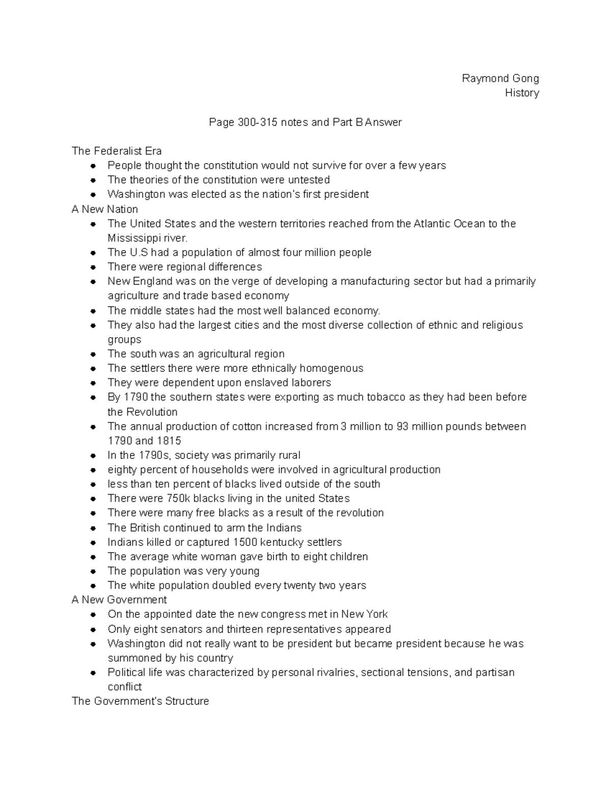 P 300-315 notes US History - Raymond Gong History Page 300-315 notes ...