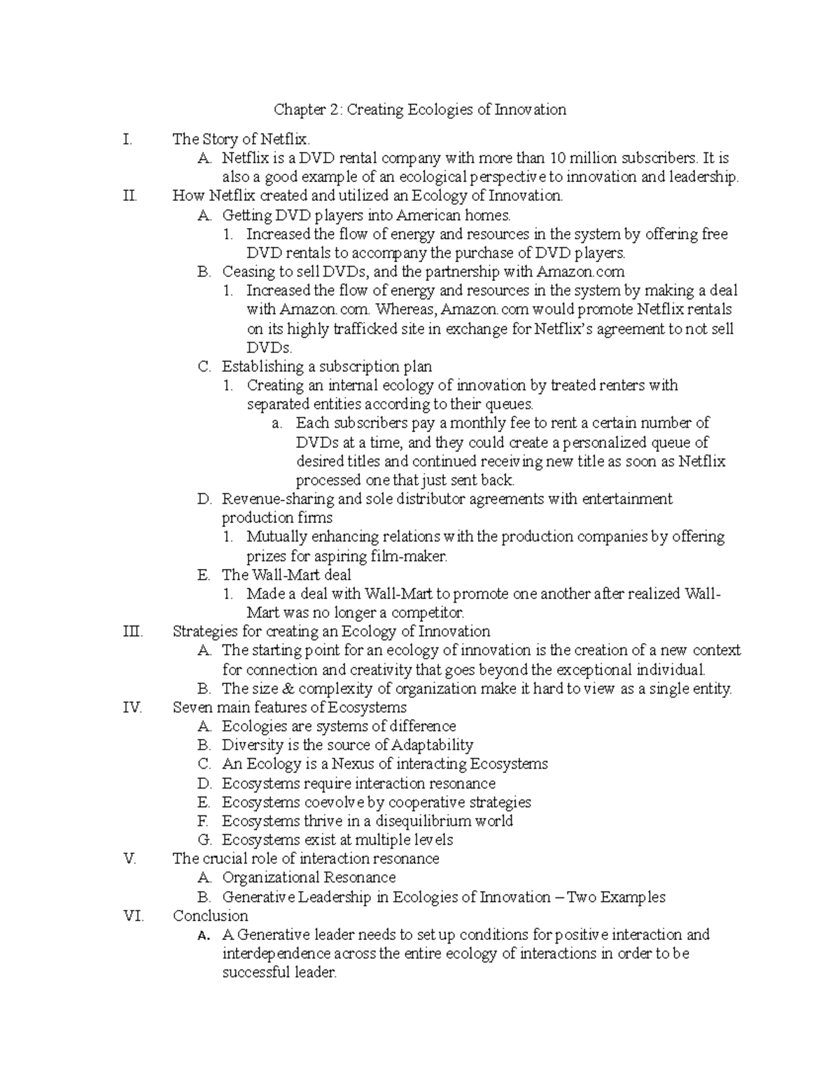Outline for Chapter 2 (one page-revision) LI - Chapter 2: Creating ...