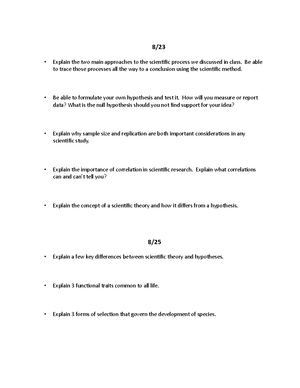 Worksheet Variation and Classification - Name: Hussain Alfadli Section ...
