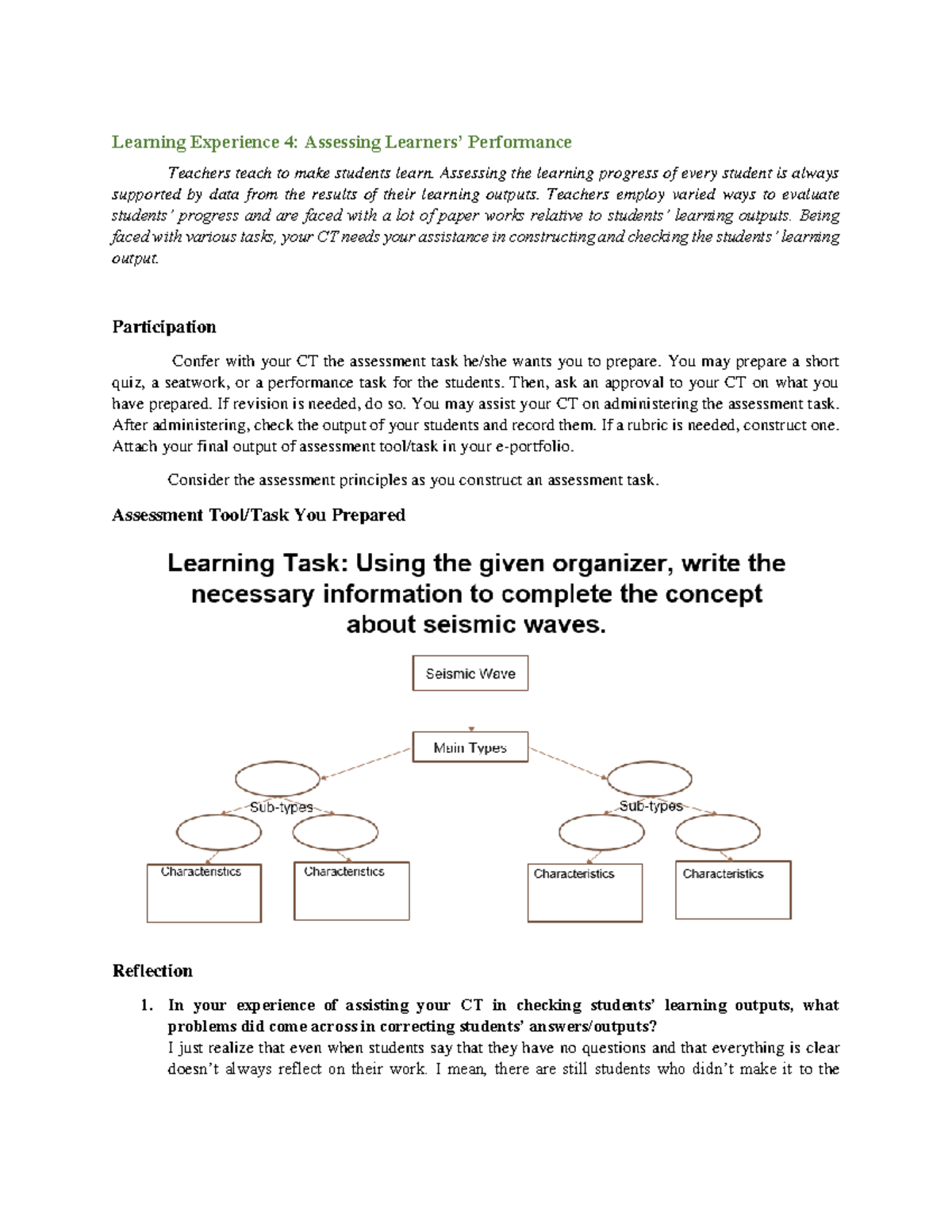 Learning Experience 4 - Field Study 02 - Learning Experience 4 ...
