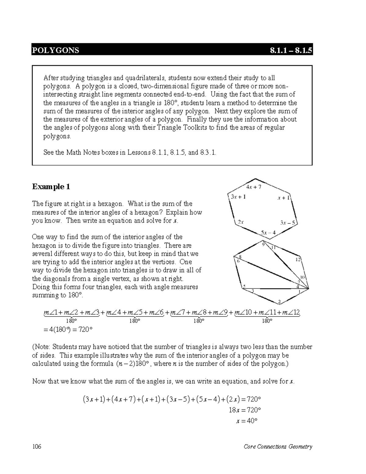 Polygon Angle Web - It is very detailed - 106 Core Connections Geometry ...