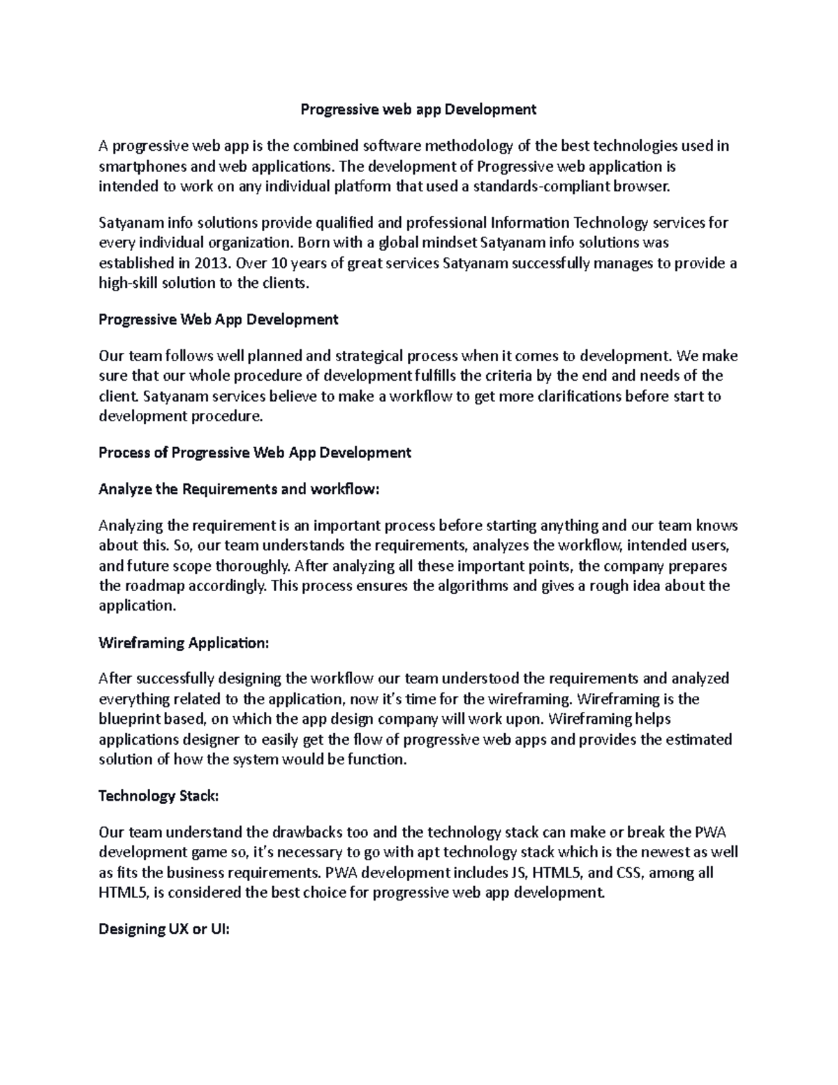 Progressive Web App Development - The development of Progressive web ...