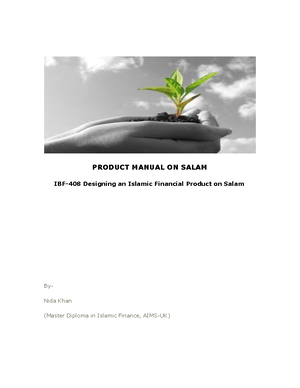 Sample Manual for Internal Halal Control - This IHCS sample manual is ...