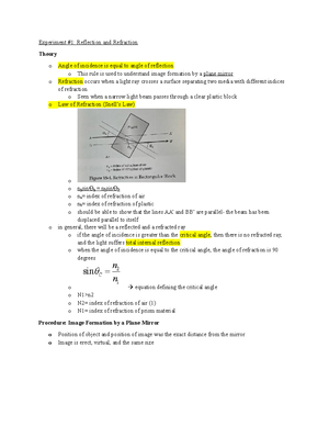 Physics Lab Final Study Guide - PHYS 1112L - UGA - Studocu