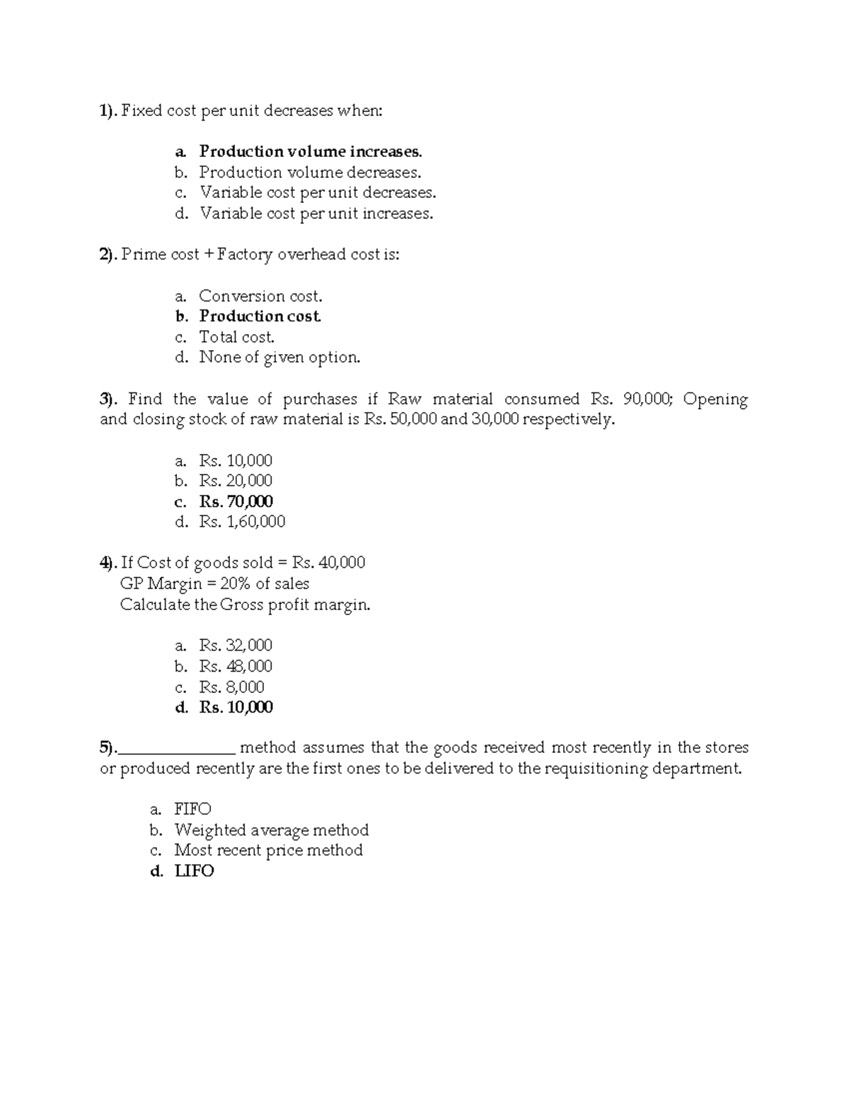 Sample/practice exam 25 July 2019, questions and answers - 1). Fixed ...