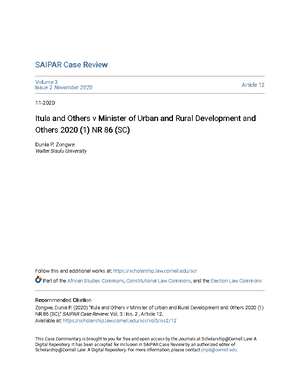Civil Procedure Particulars of Claim: drafting assignment - Student ...