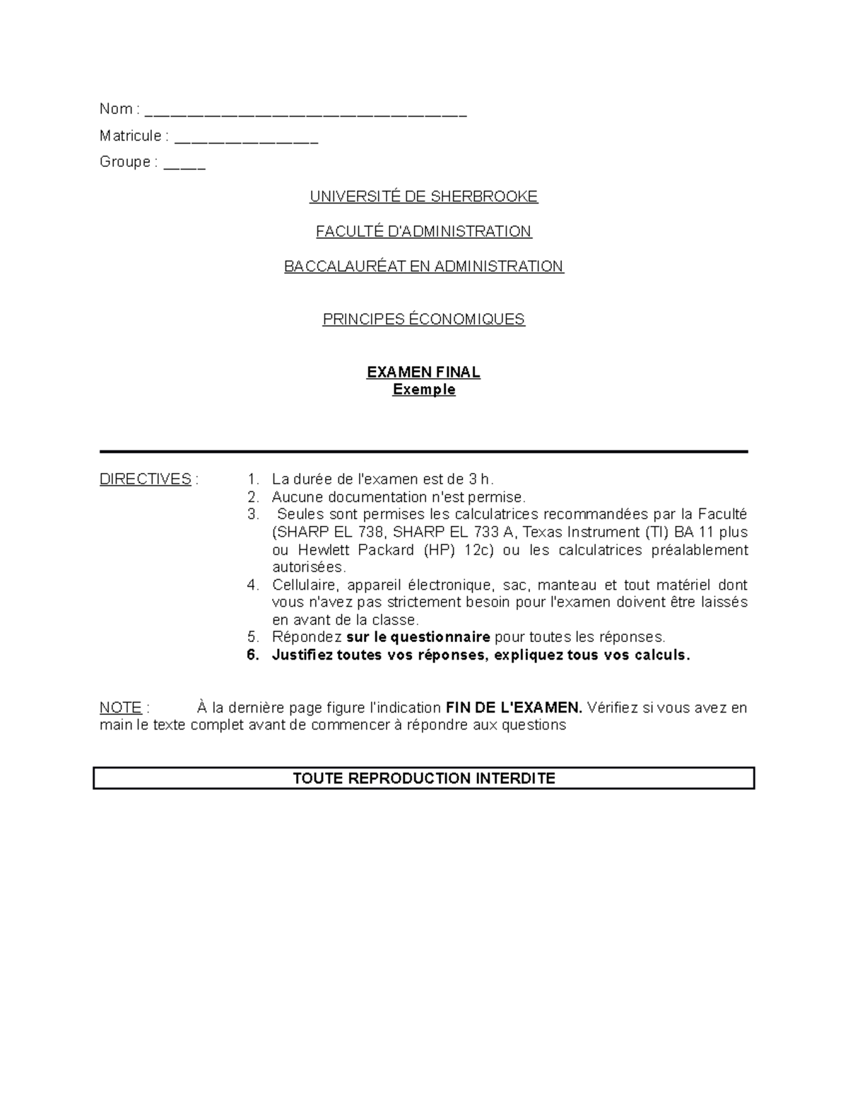 Ecn117 été 14 exemple final - Nom ...