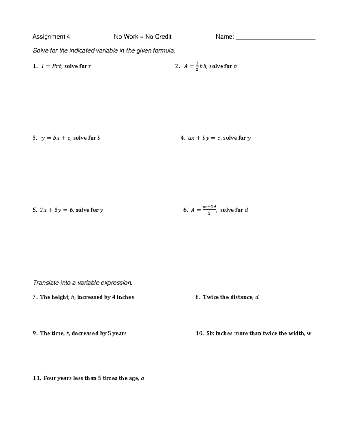 Assignment 4 Solve For 2 12 Solve For assignment-4-solve-for-2-12-solve-for