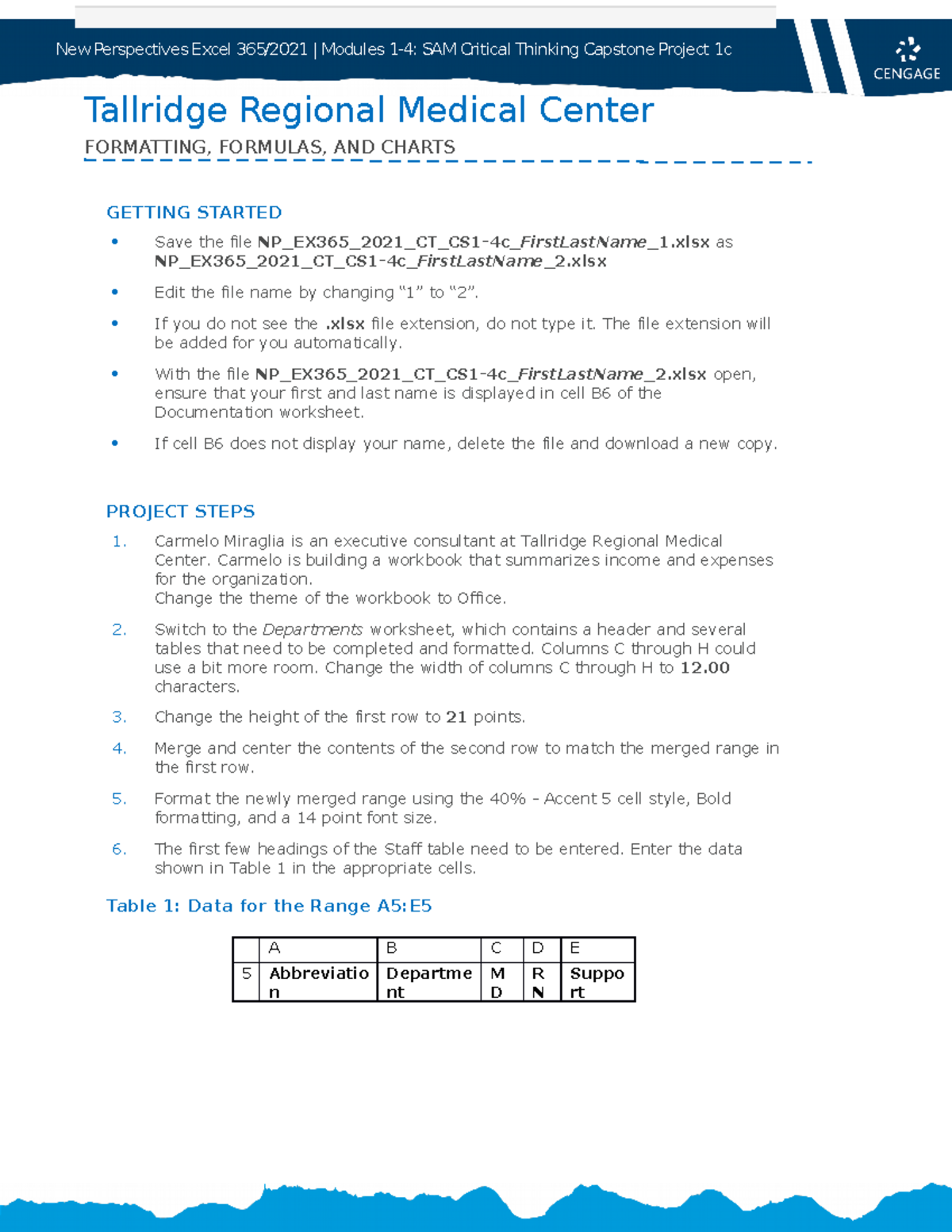 Instructions NP EX365 2021 CT CS1-4c - New Perspectives Excel 365/2021 ...
