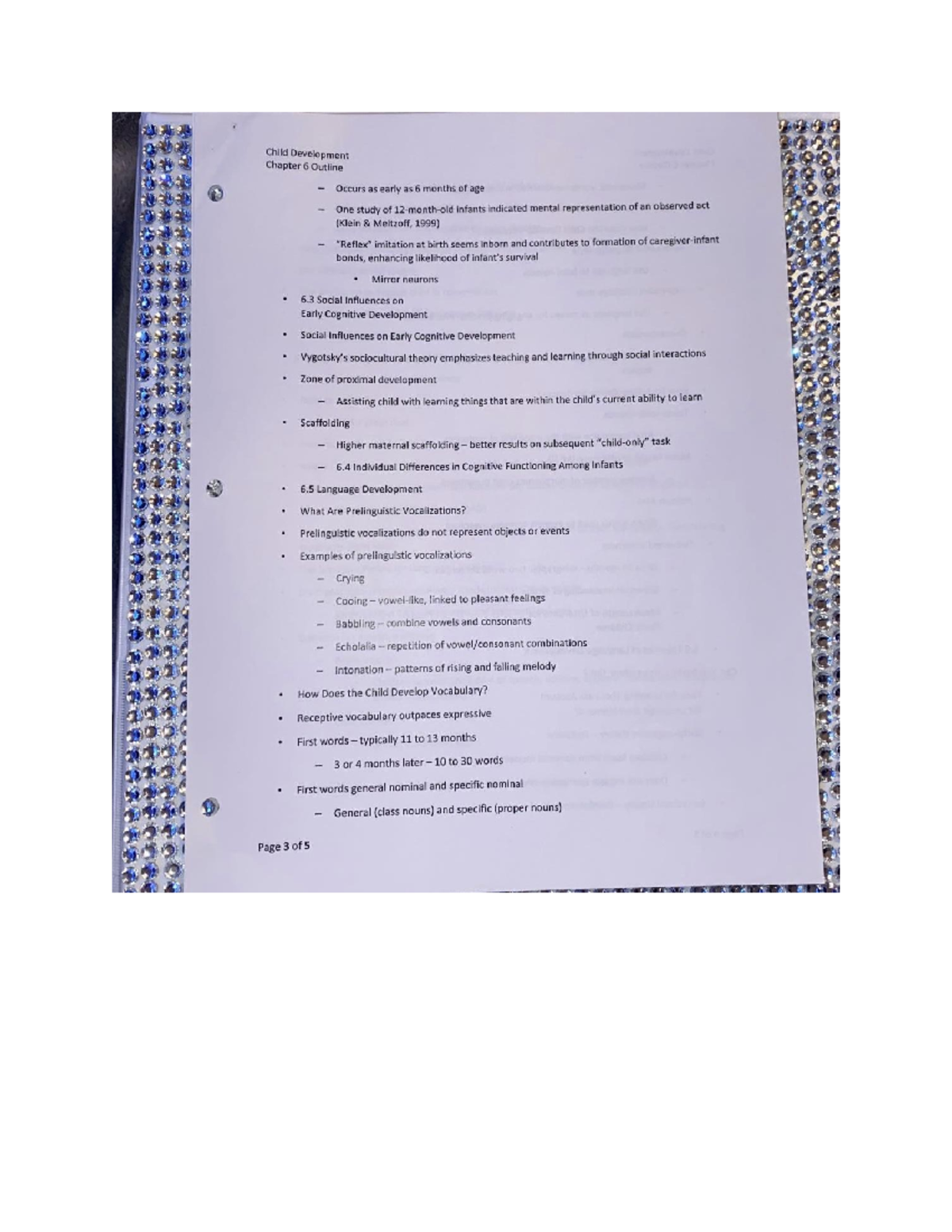 6-3 - Child Psychology. Chapter 6: Cognitive Development. Part 1 ...