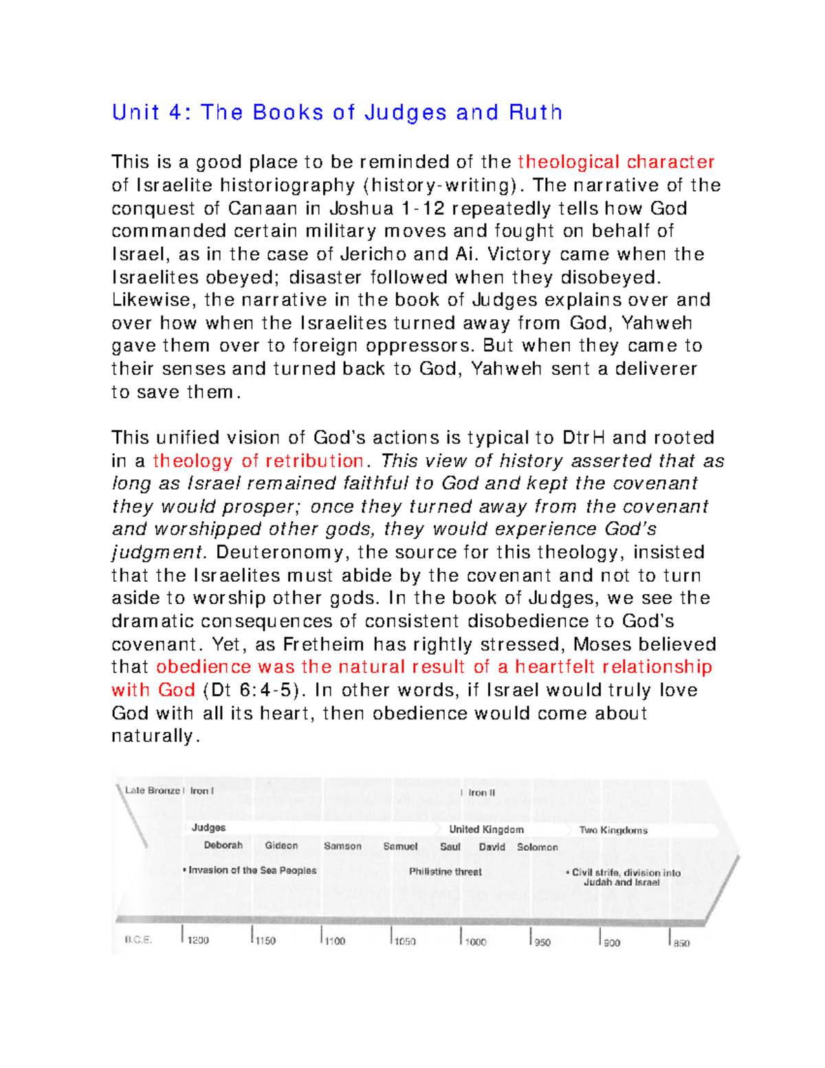 04 Judges-Ruth - Lecture 4 - UBBL 310 - Studocu