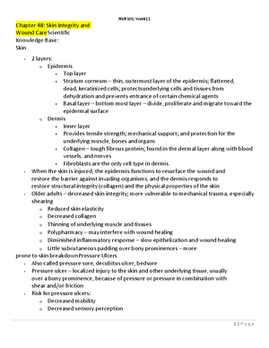 NUR 4385 Adult Health III Theory Module 3 Valvular Heart Disease Study Guide - Primarily affects ...