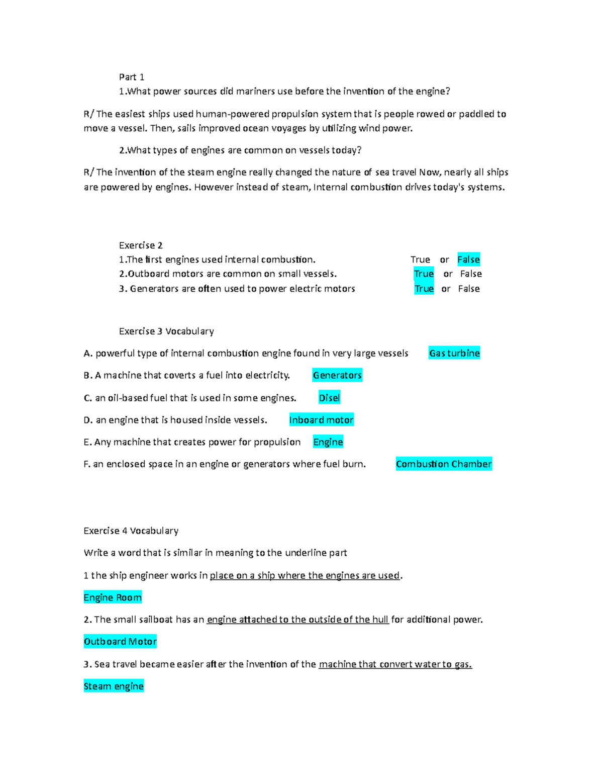 Book 2 Unite 14 - Part 1 1 power sources did mariners use before the ...