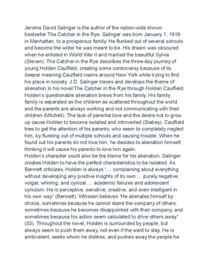 The truth about stories. - Name: Charles Ayodele Course: ENGL 101 ...