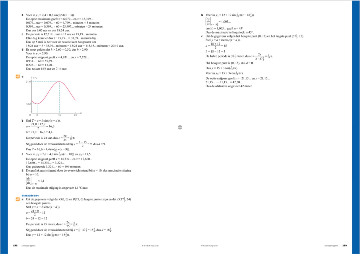 Getal en ruimte havo B deel 2 uitwerkingen - wiskunde - Studeersnel