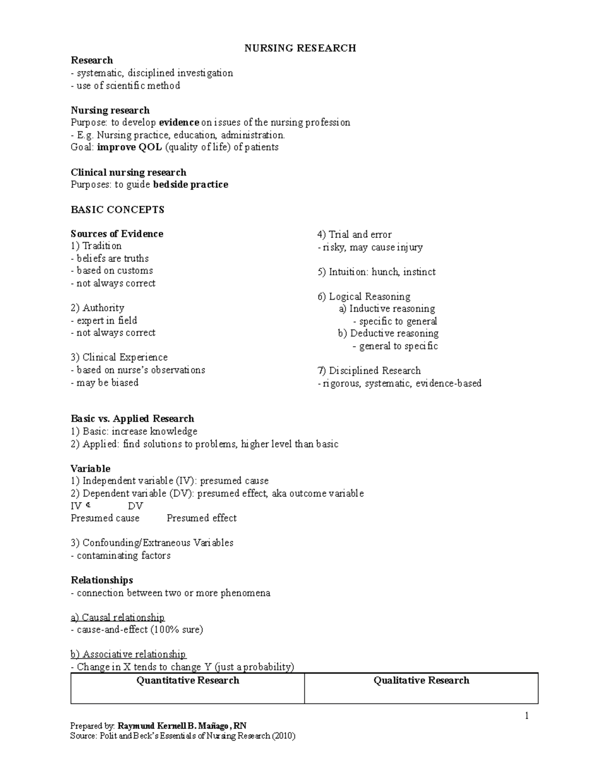 Research - Enjoy studying! - NURSING RESEARCH Research systematic ...