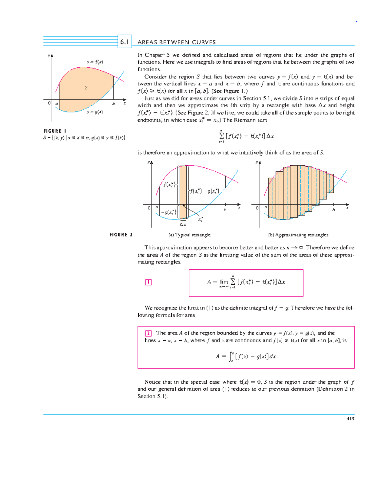 Math ch 6-1 - math work - 0 y=© y=ƒ S FIGURE 1 S=s(x, y) | a ̄x ̄b ...