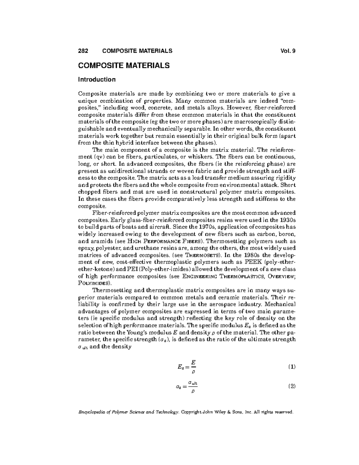 Composite Materials - Its lecture notes. - 282 COMPOSITE MATERIALS Vol ...