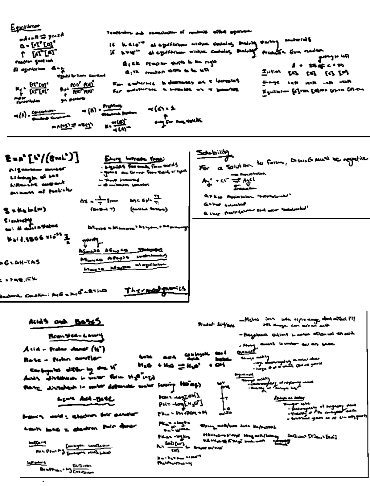 Chem cheat sheet - Chem 112 - i iiiI ii iii ii iiiii m a i iii iiiiii ...
